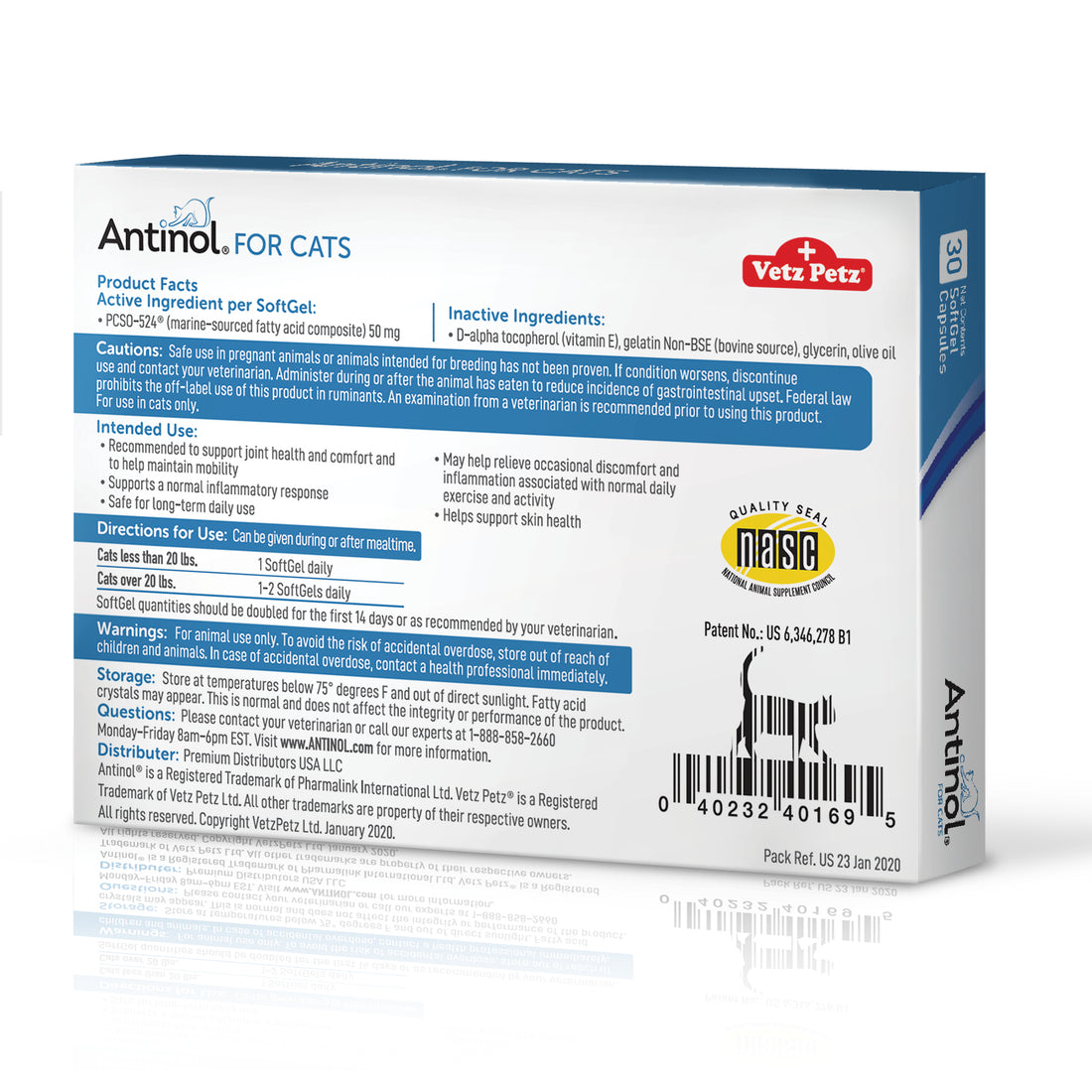 Antinol®️ for Cats – Vetz Petz Antinol US